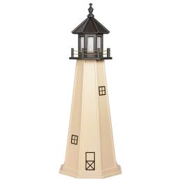 Amish Crafted Poly Garden Lighthouse - Split Rock - Pine Ridge Online